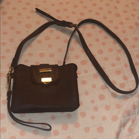 Bags | Leather Crossbody Small Brown Bag | Poshmark